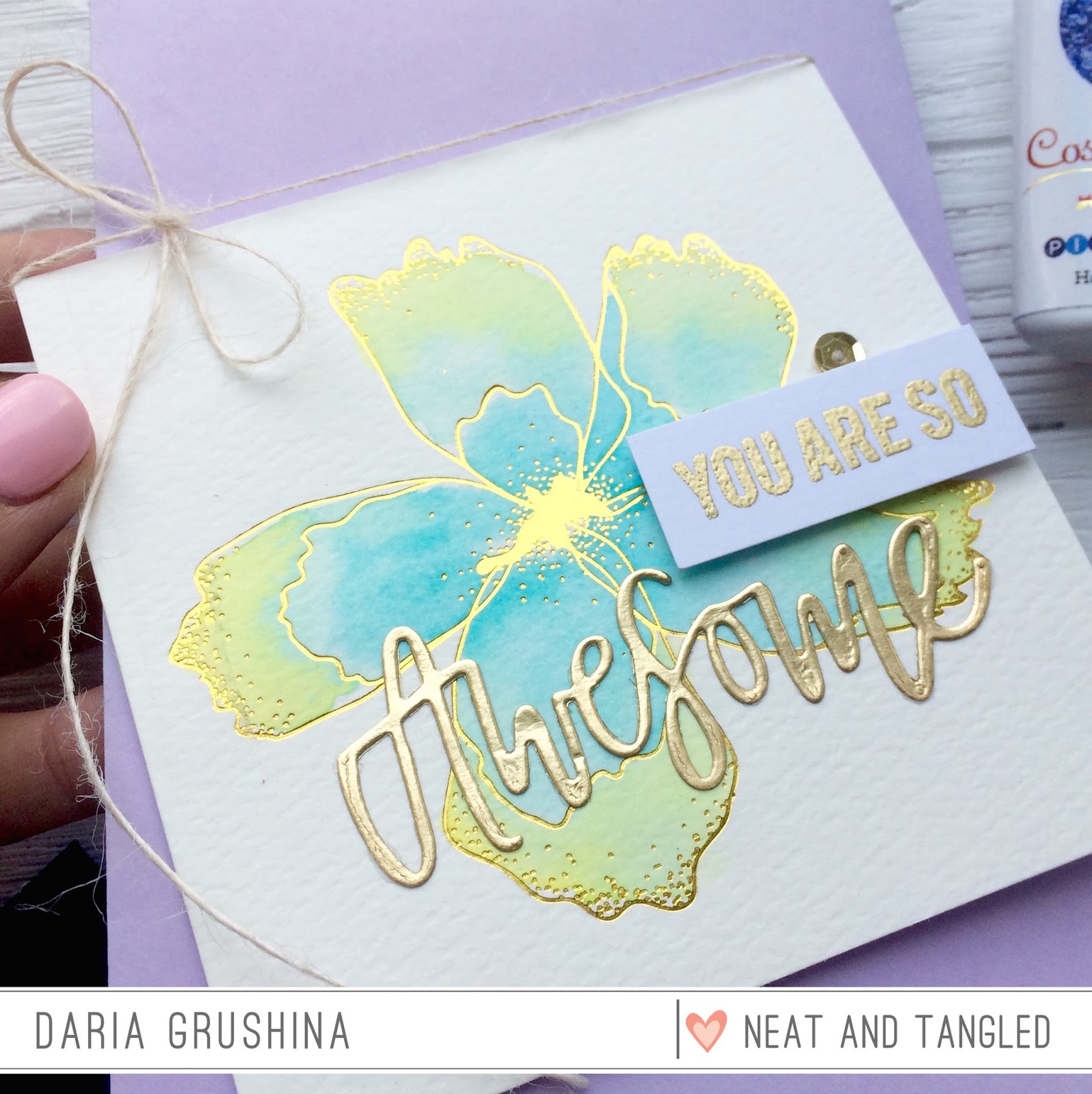 Cosmo Cricket Week - Day 2 - Neat and Tangled