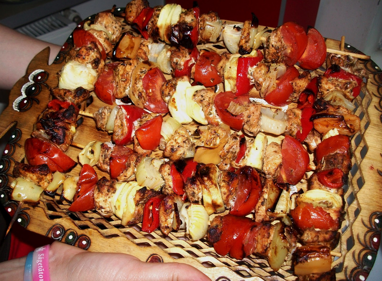 Frigarui de pui marinate