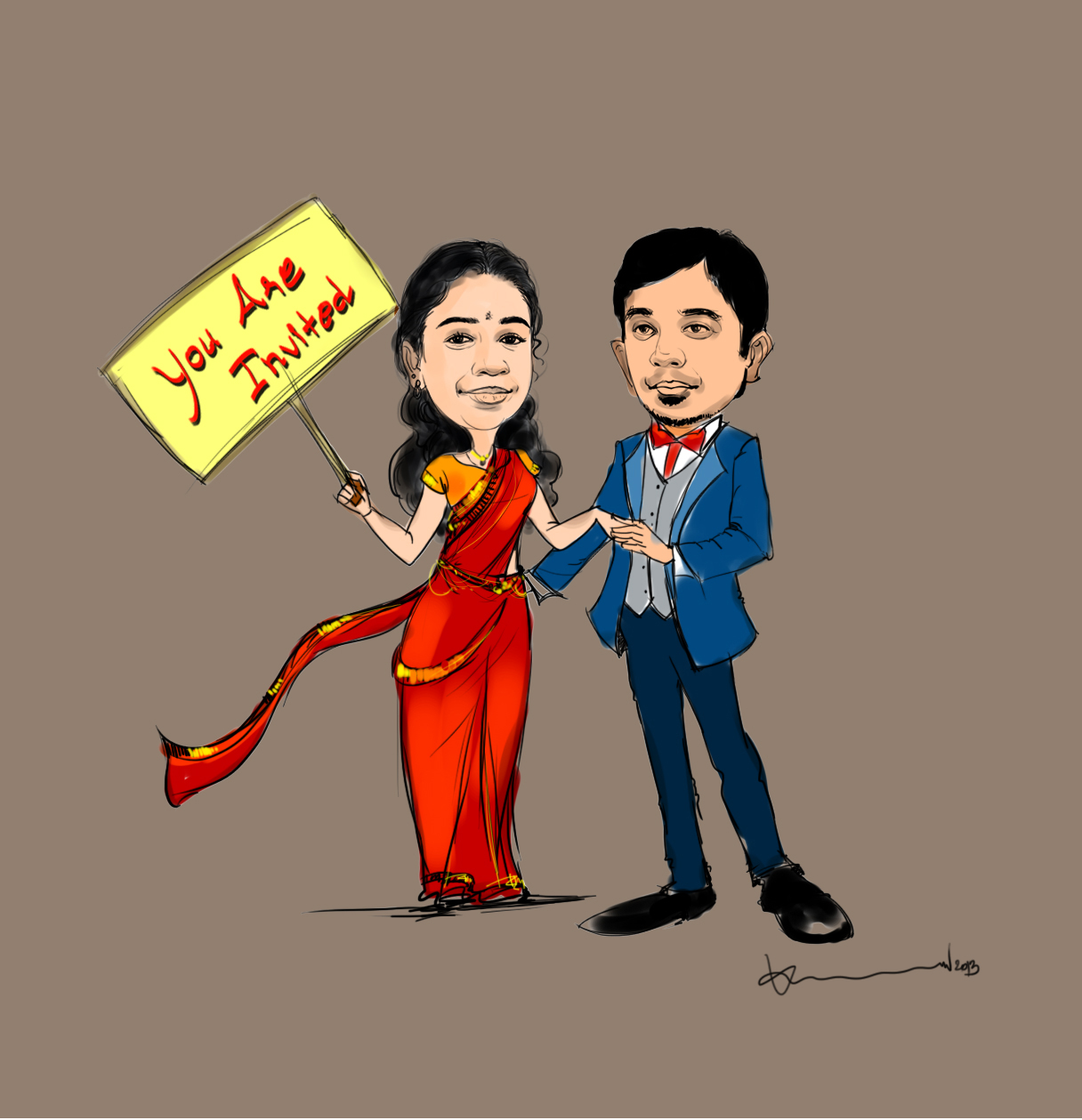 mattepainting vijay: cartoon & characters