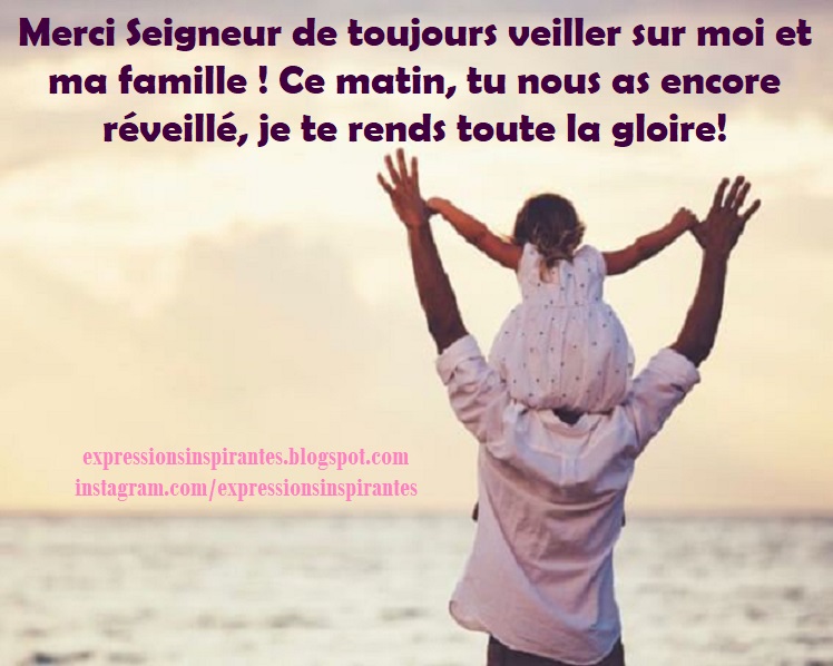Expressions : Merci Seigneur...