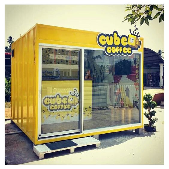 Container Kiosk Design - Container Interior Design Idea
