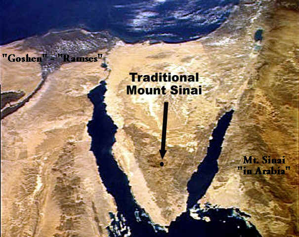 Onde fica o monte Horeb?