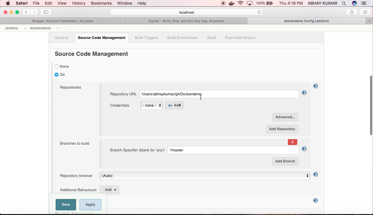 Solution Framework: Continuous Deployment Automation : Git -> Jenkins ... Solution Framework: Continuous Deployment Automation : Git -> Jenkins ...