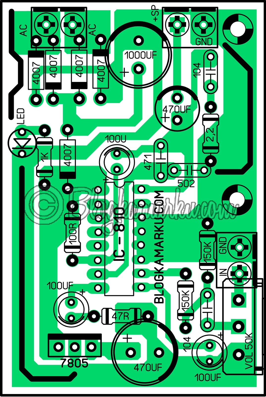 Membuat Power Mini Sederhana IC 810 – BLOGKAMARKU