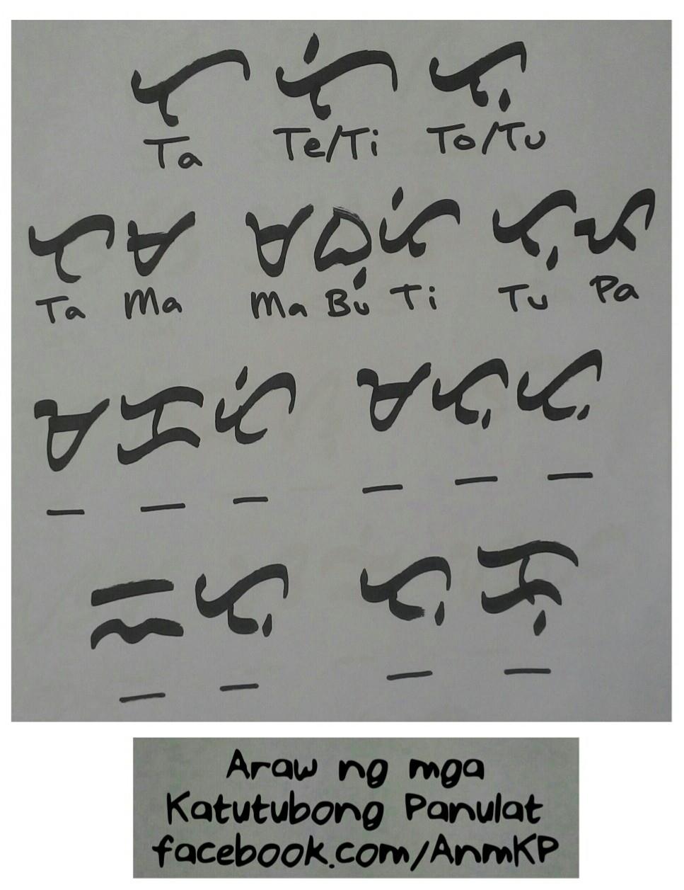BayBaYin ARaw: Standard Baybayin B17 Ang Tunay na Baybayin