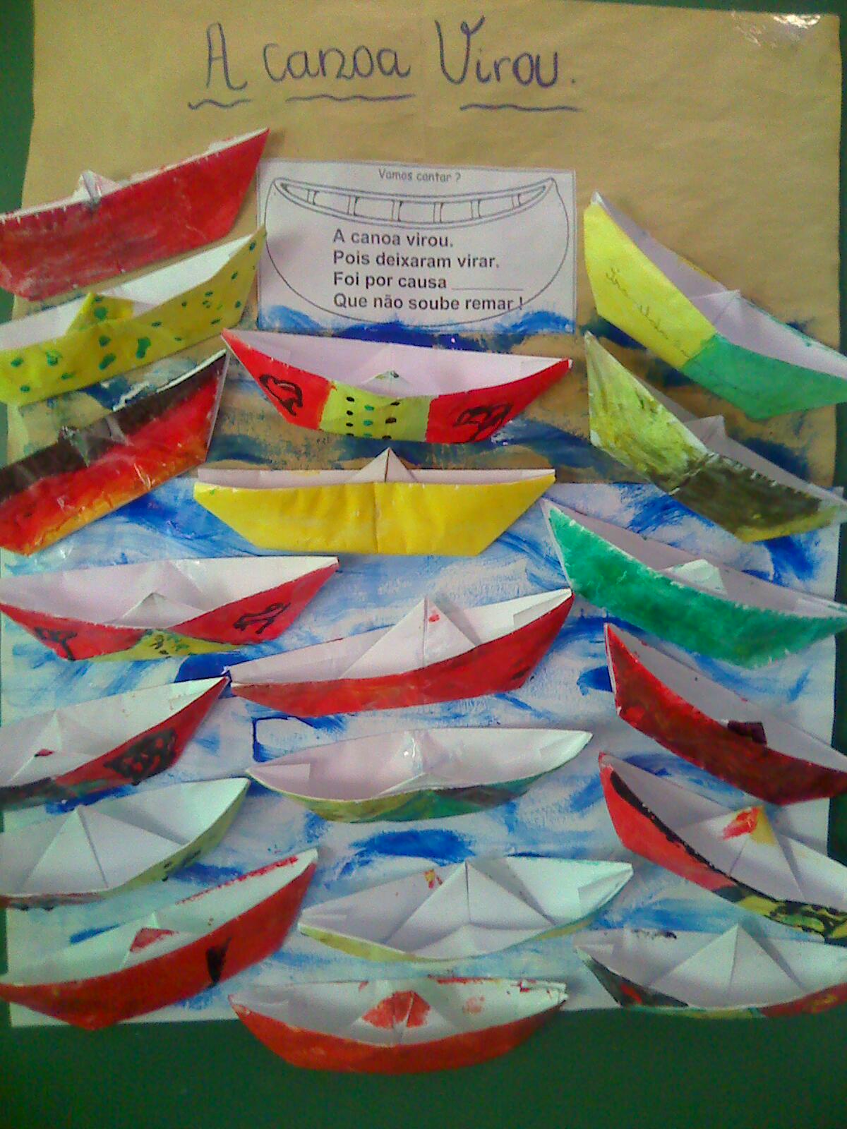 EDUCANDO E ENCANTANDO!!!: A canoa virou