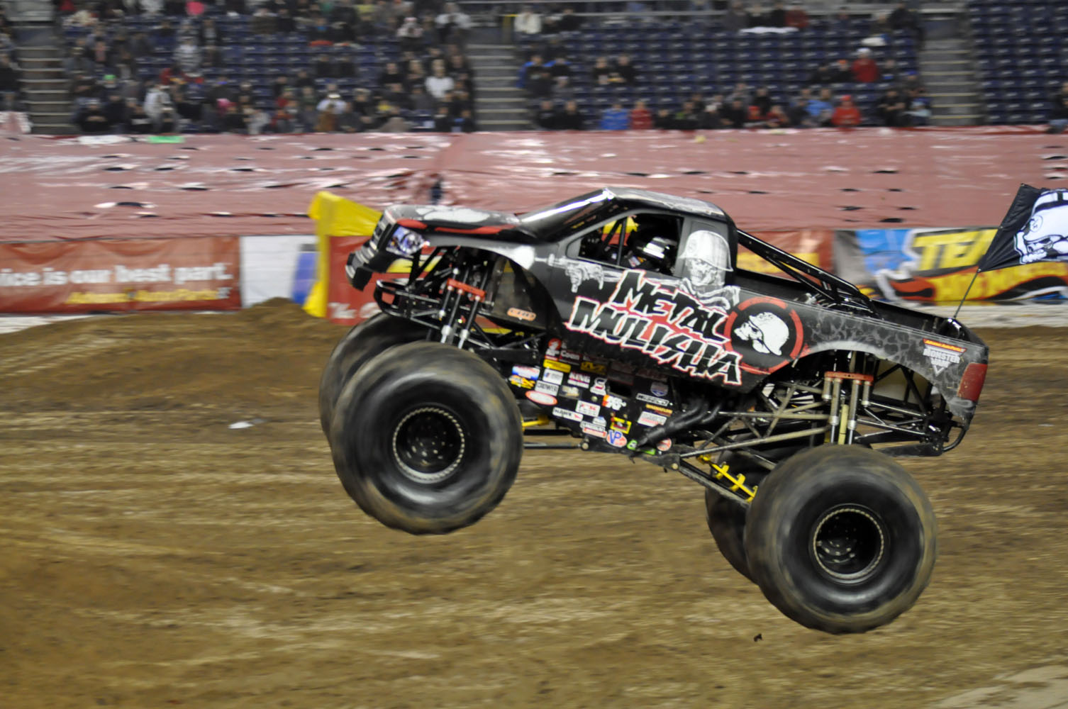 JustaCarGal: Monster Jam 2012 Freestyle, Patriot and Metal Mulisha