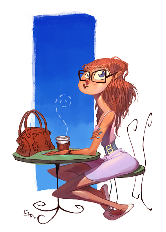 Garrett Hanna's Art Blog: Now in Colour!