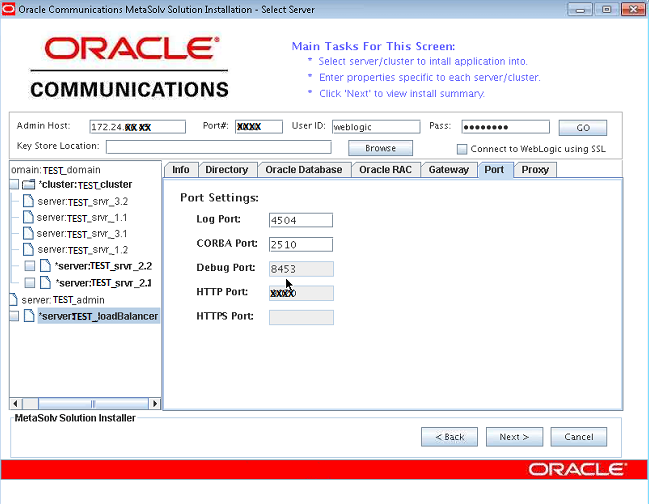 Metasolv Blog: Metasolv M6.2.1 clustered server installation