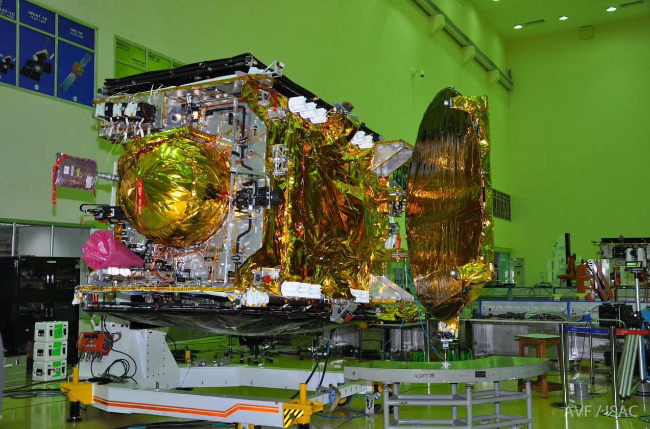 Geostationary Satellite GSAT-19 Indian Communication Satellite ~ AKSRC