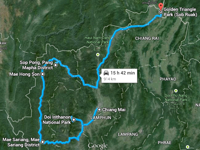 SWANSONI Team Adventures: Driving the Mae Hong Son Loop: Mountains ...