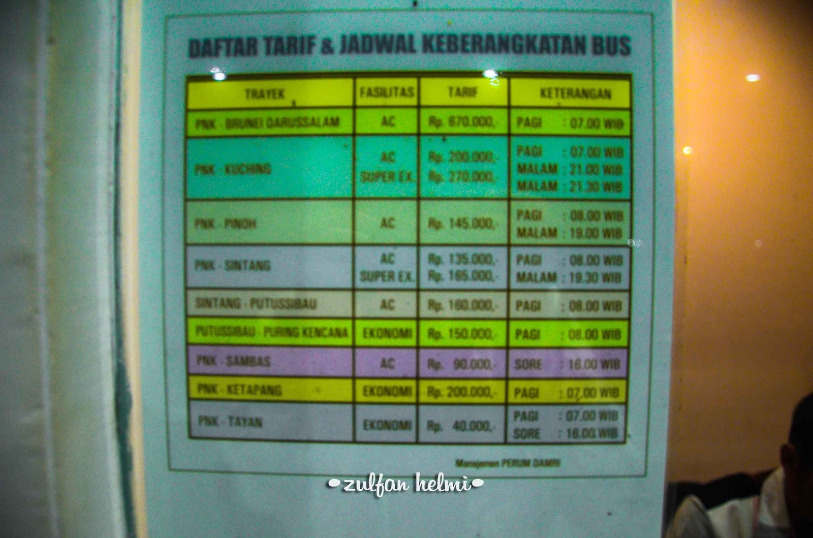 International Interstate Bus Terminal Sungai Ambawang