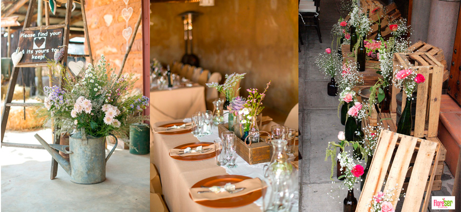 Producción y Decoración de Eventos: Vintage Rustico