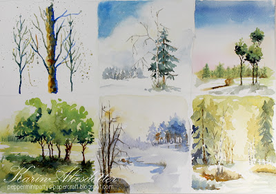 Peppermint Patty's Papercraft: Sunday Watercolors on a Monday