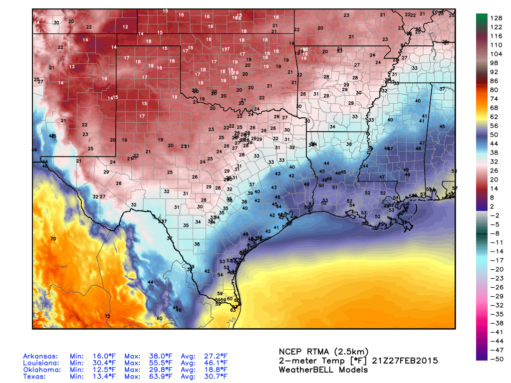 Cold Day In New Mexico - Snowfall Totals.