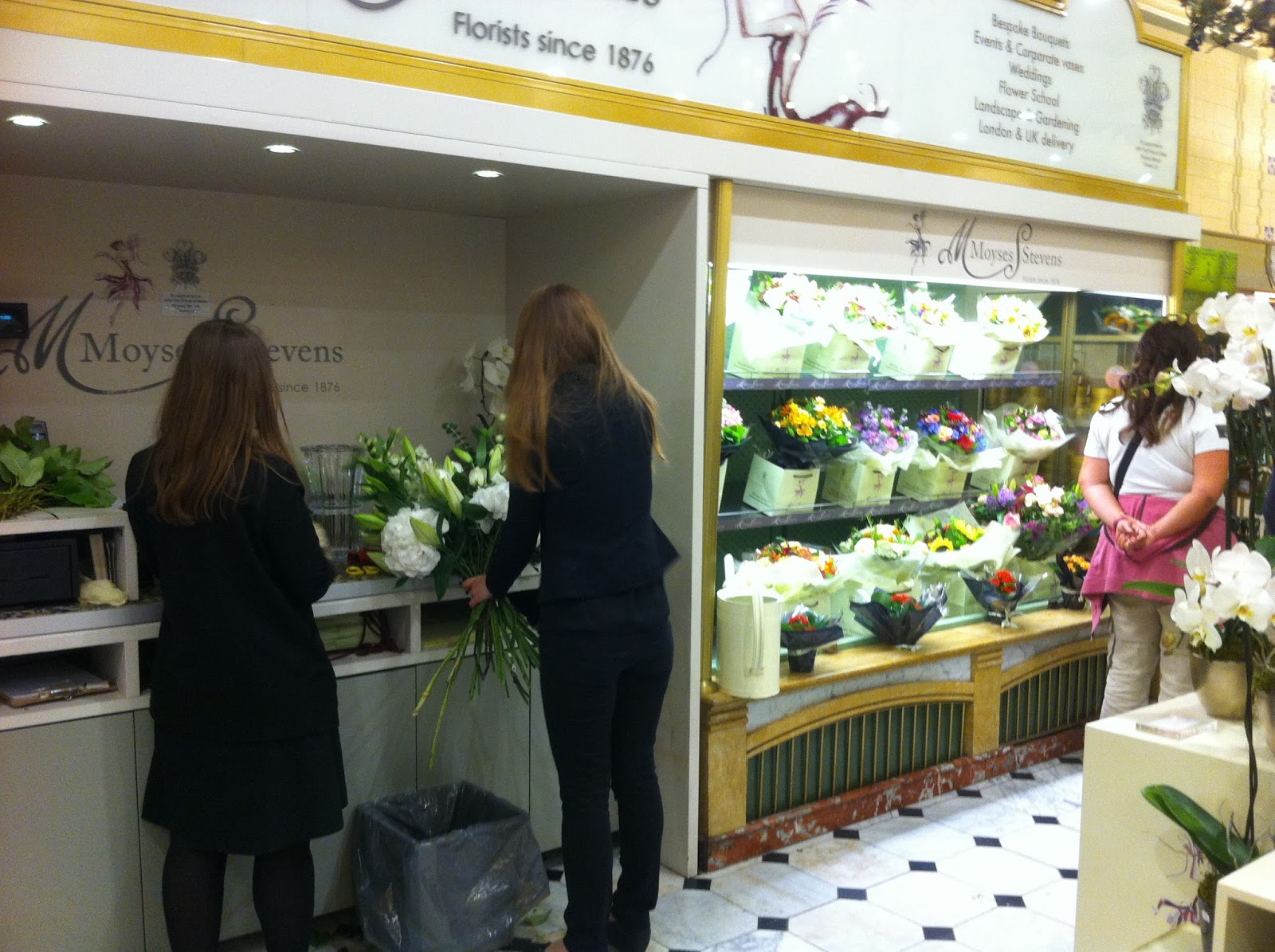 Fleuriste Isabelle Feuvrier: Les Fleuristes de Londres (Angleterre).