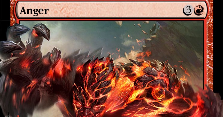 MtG Digital Renders: Anger, new art, old promo style