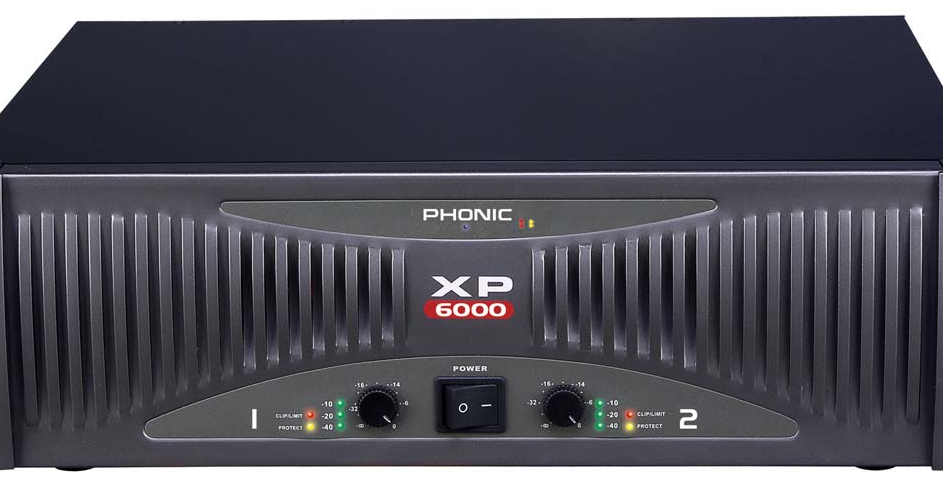 XP 6000 AMPLIFICADOR POTENCIA 2400W PHONIC - AUDIOMUSICA PERU