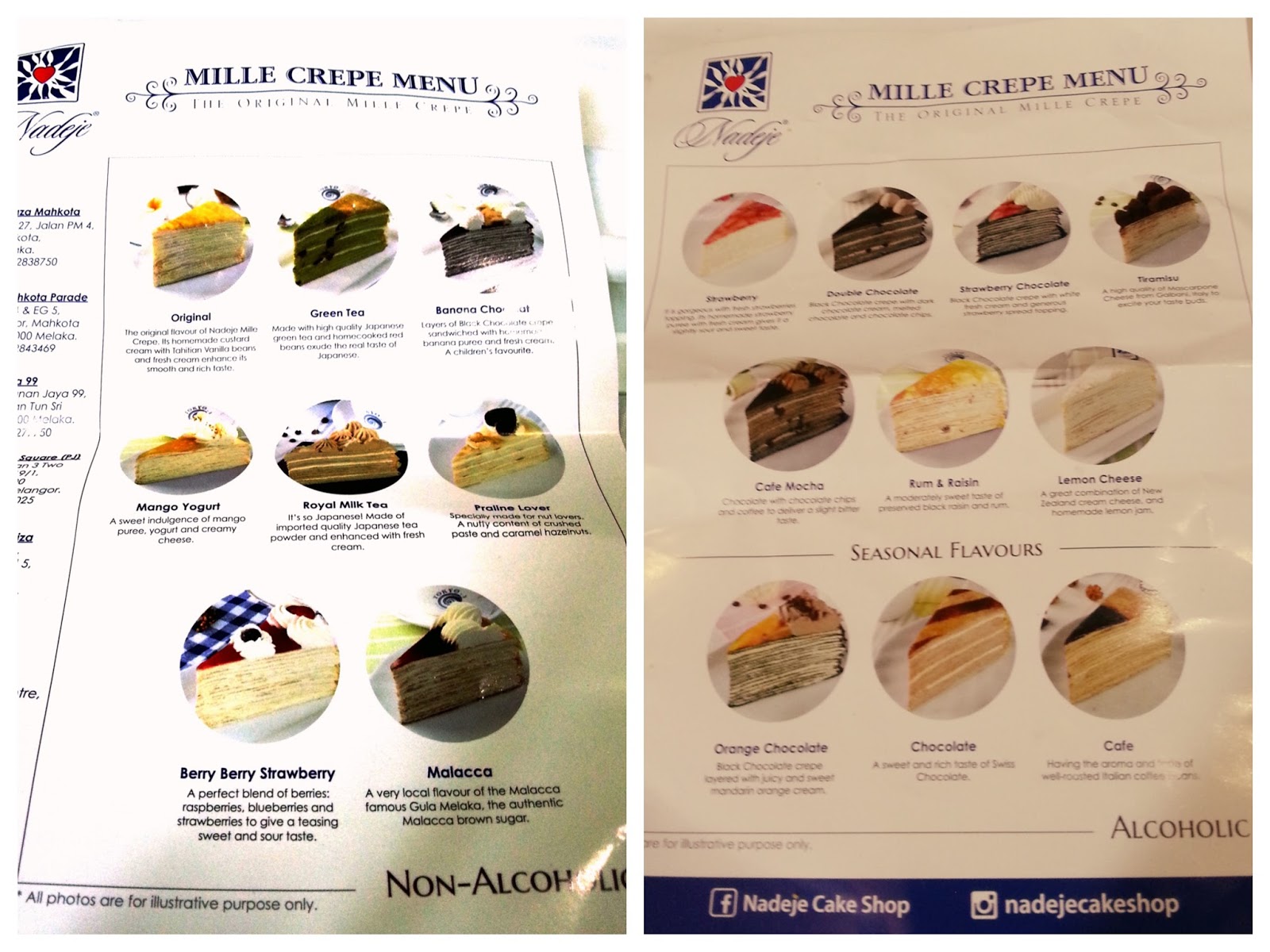 Contengan Rasa ~ Untuk Kita Kita Aje: Nadeje Mille Crepe Cake, Melaka