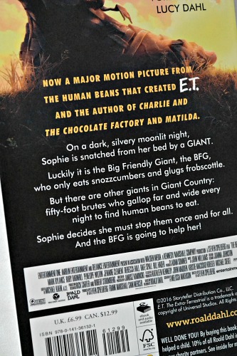 The BFG by Roald Dahl {Book Review} - Ups & Downs, Smiles & Frowns