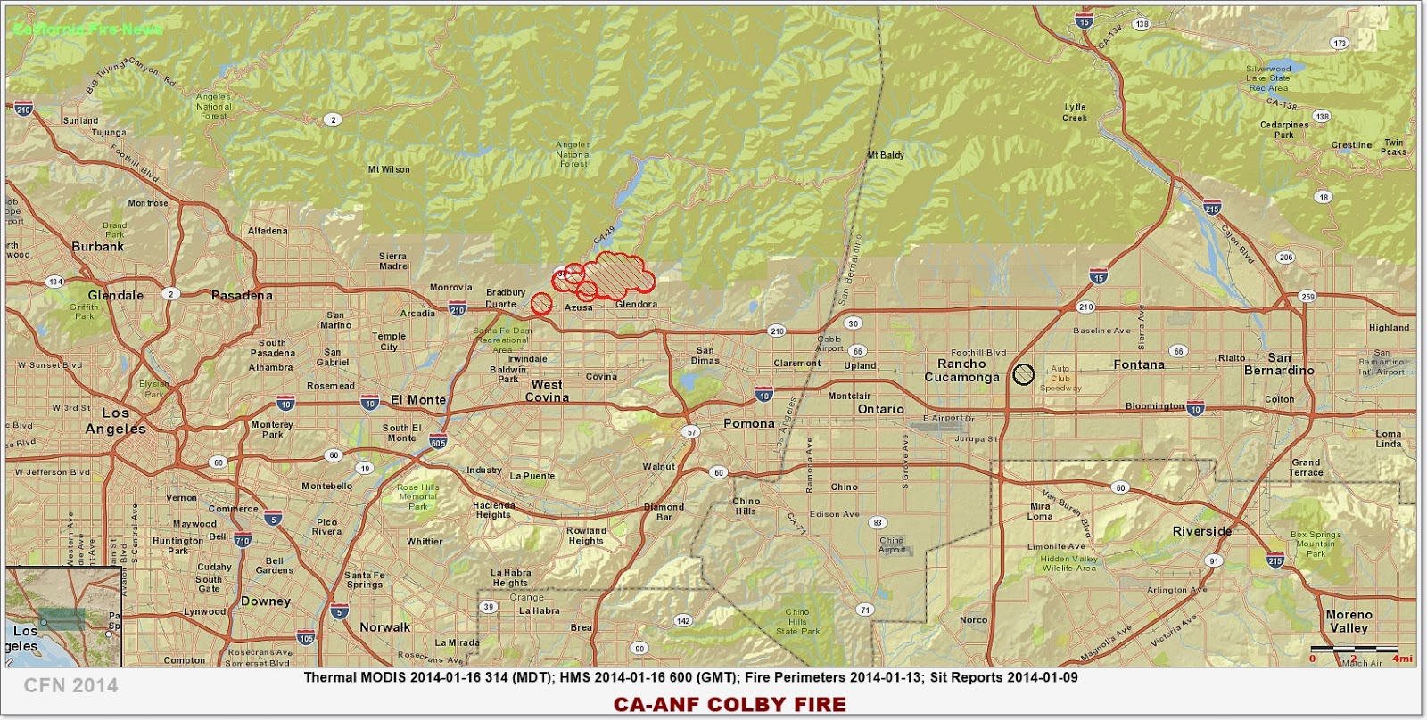 CFN - CALIFORNIA FIRE NEWS - CAL FIRE NEWS : CA-ANF-#ColbyFire WUI ...