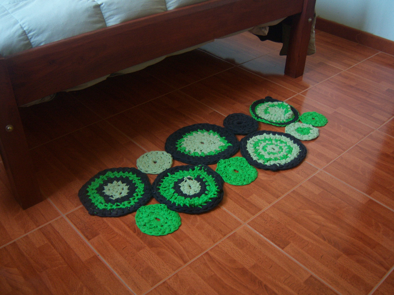 Rume Crochet: Alfombras con totora