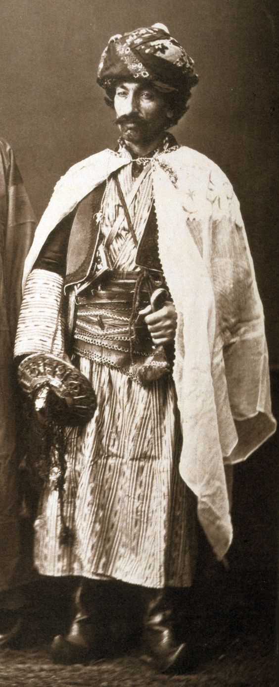 Ottoman Kurdish irregular soldier from Palu 1873 | Kurdish Historical ...