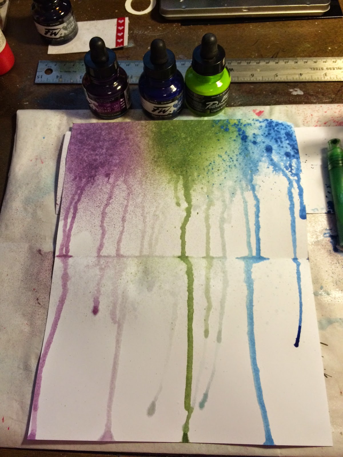 PaperTraders Art: Tutorial: Two Drips Meet