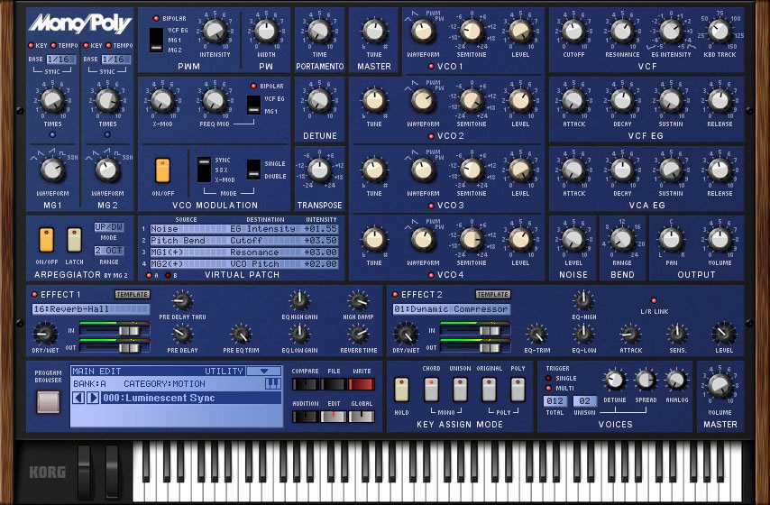 Auto Producción Musical: Korg Vst Plugin Instrumentos Virtuales