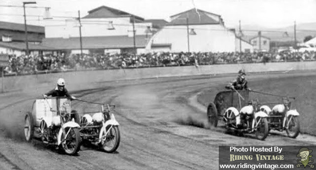 Motorcycle Chariot Racing ~ Riding Vintage