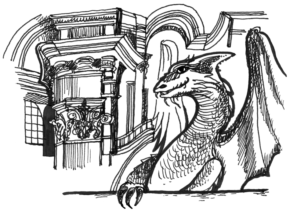 Art By-Products: Baroque Dragon