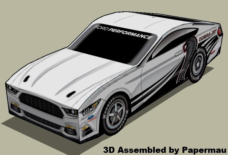Papercraft Mustang