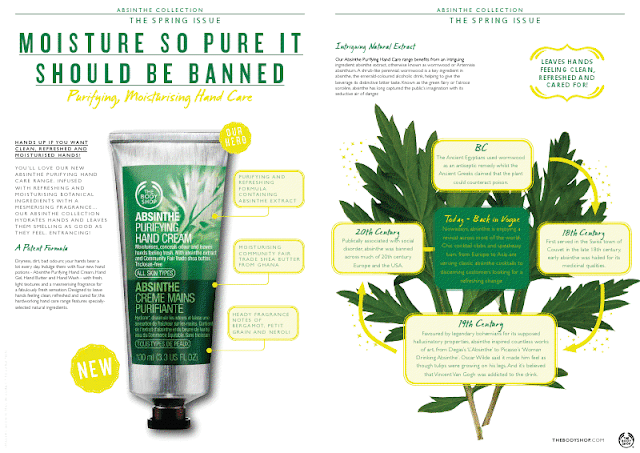 Sasha Bashir: The Body Shop Absinthe collection