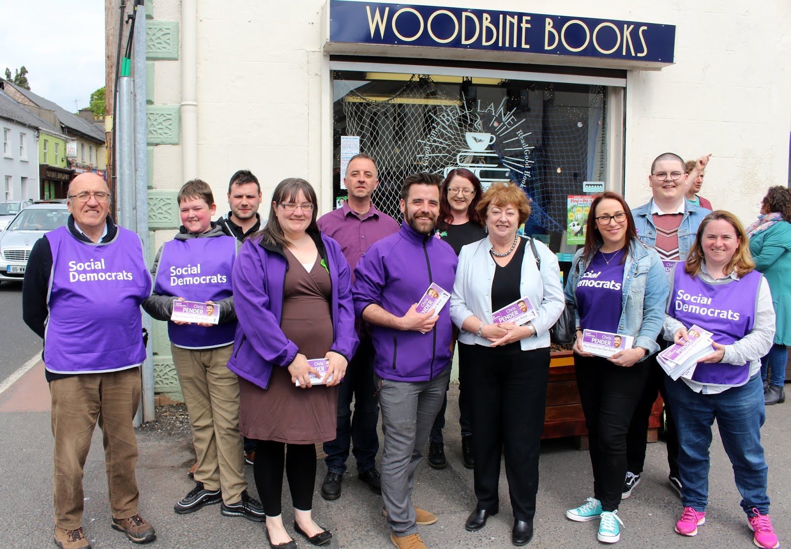 Kilcullen Diary: Chris Pender canvassing Kilcullen today