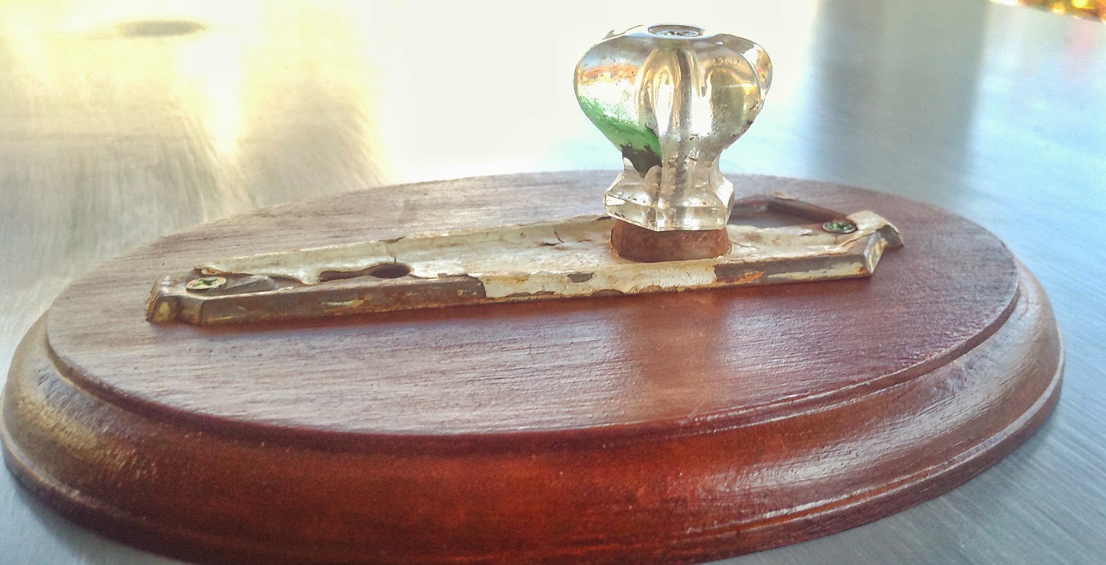 Reclaimed and Reborn: Rusty Salvaged Hardware Wall Hook Assemblage