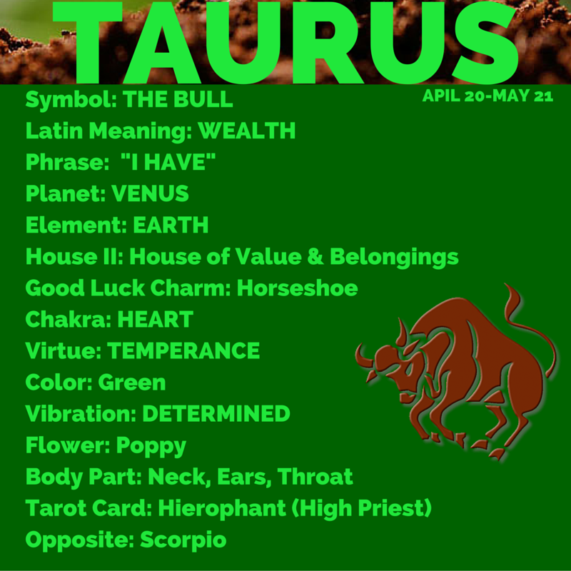 RY FROM THE SKY: TAURUS: The Highlights