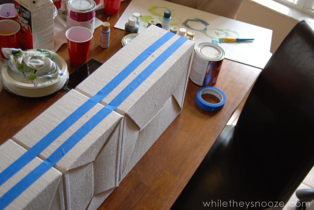 While They Snooze: DIY Map Table Tutorial