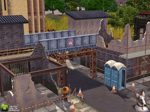 My Sims 3 Blog: Cyclonesue's Scaffolding, Truss and Steel Girders (Columns)