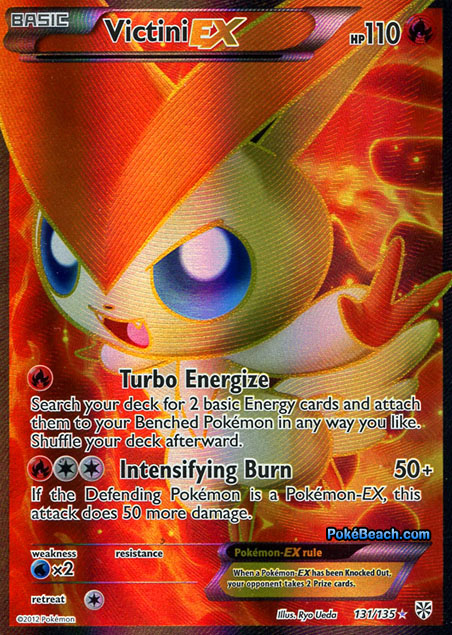 Victini EX Full Art -- Plasma Storm Pokemon Card Review ...