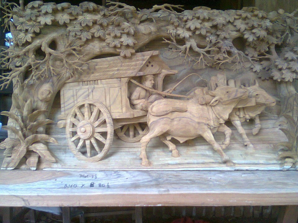 Setar gallery jepara: Ukiran seni Relief & Patung kayu