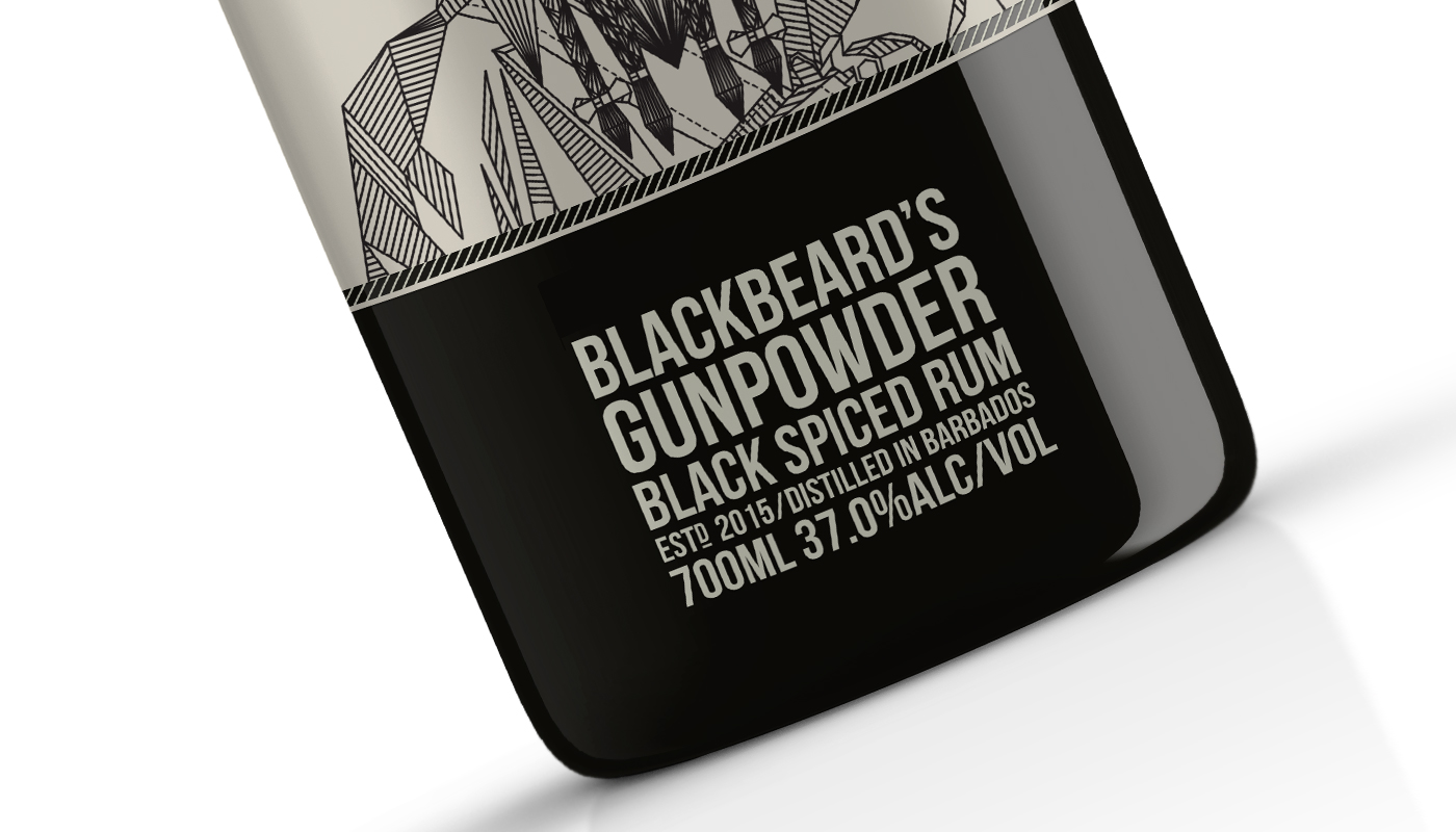 Blackbeard’s Gunpowder Rum (Concept) – Packaging Of The World