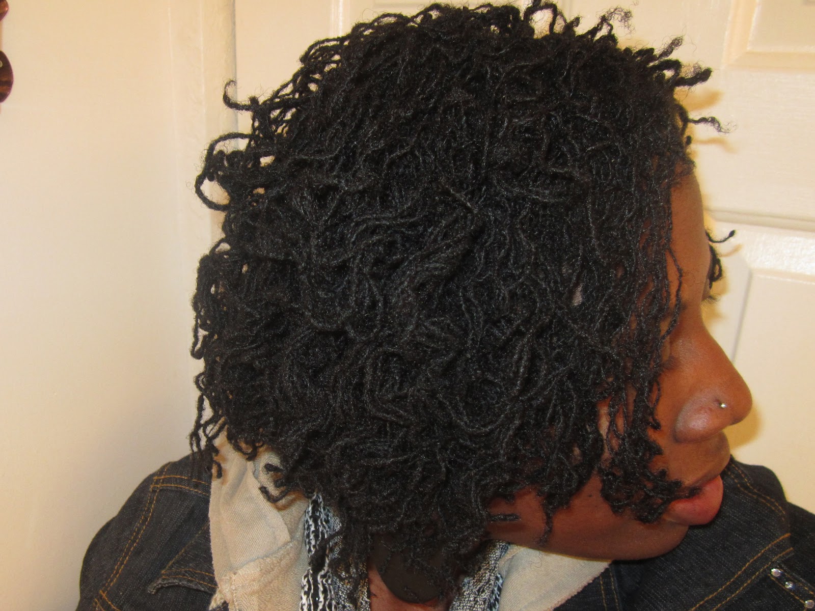 Kreyola's Journeys: Result: Loc Knots on Sisterlocks
