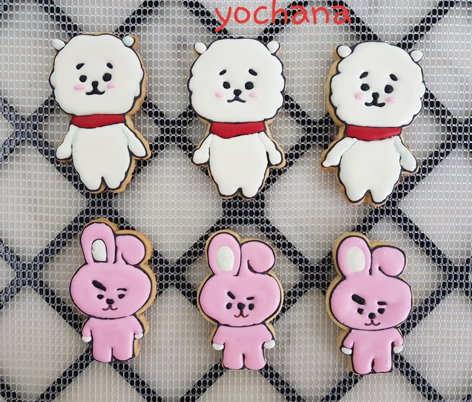 Yochana's Cake Delight! : BT21 Cookies