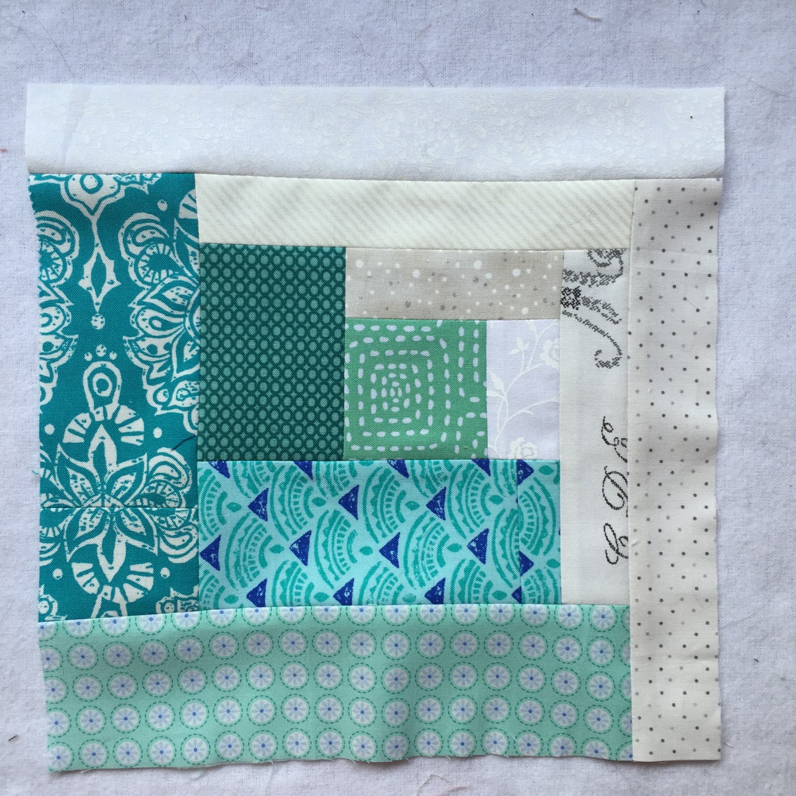 My Sew-Called Quilts: Offset Scrappy Log Cabin Quilt Block