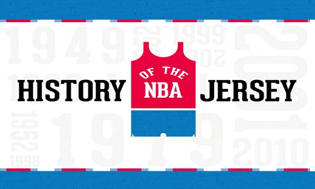 History of the NBA Jersey #infographic - Visualistan