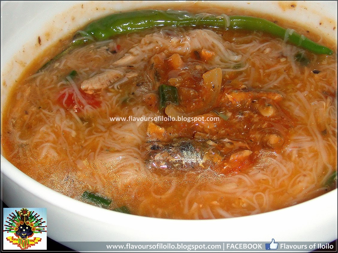 Ginisang Sardinas with Miswa