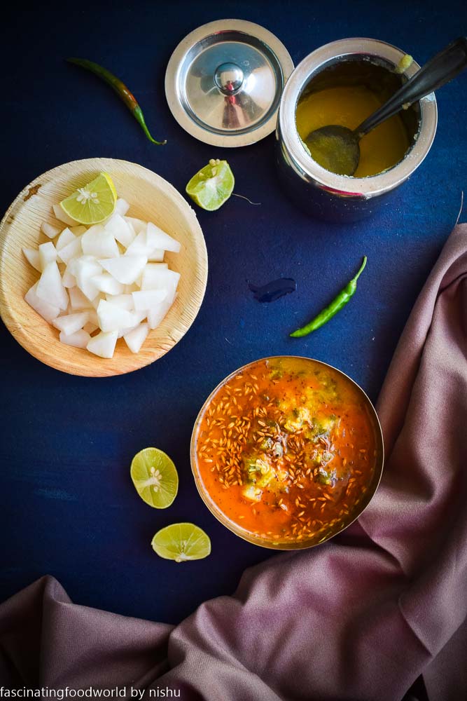 Moong Daal mooli recipe