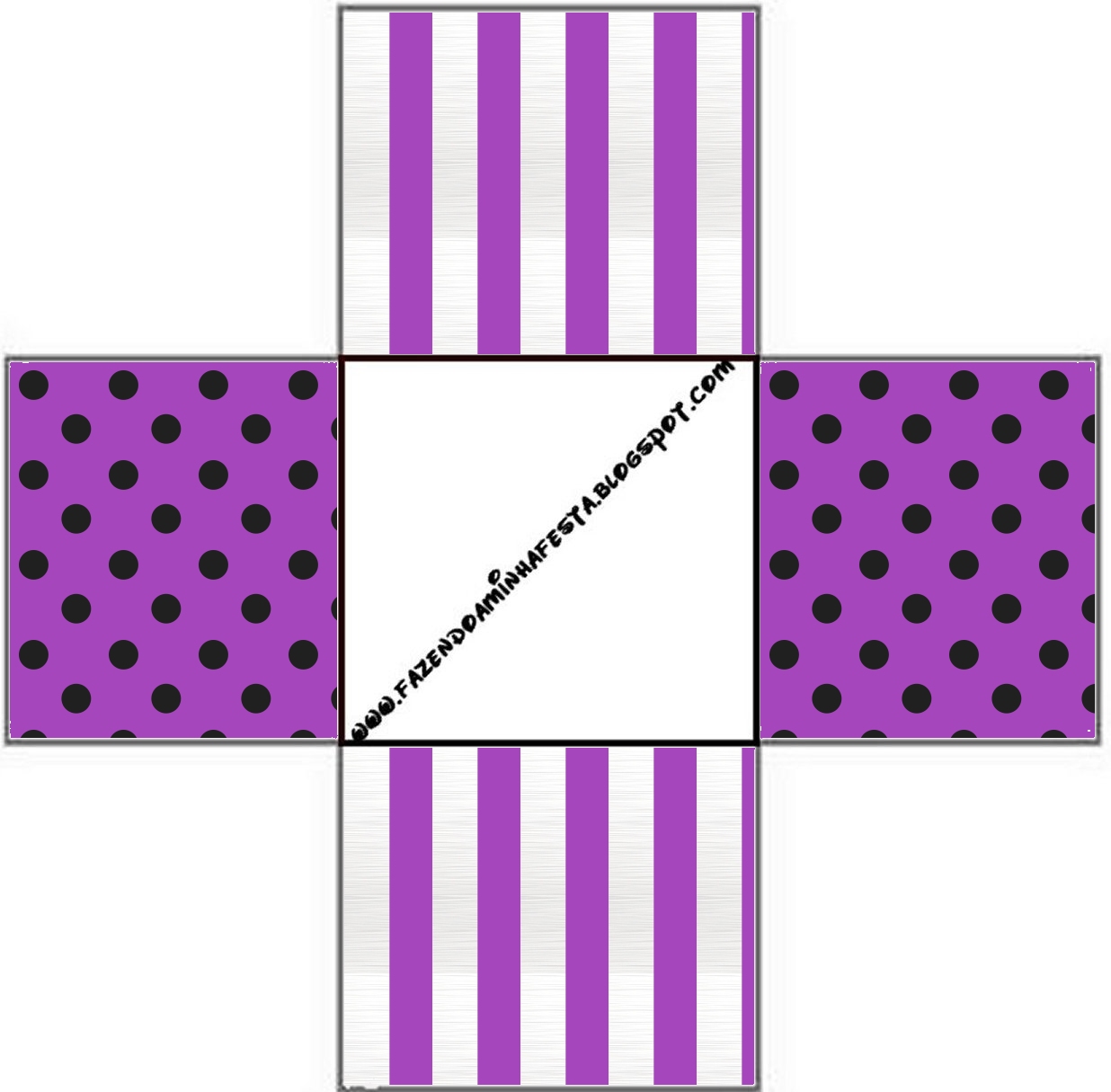 Sweet 16 Black Polka Dots in Purple: Free Printable Boxes. | Oh My ...