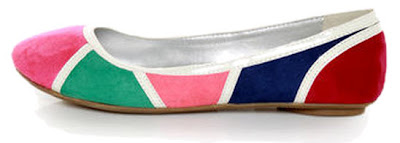 Color Block Flats - Sparkles and Shoes