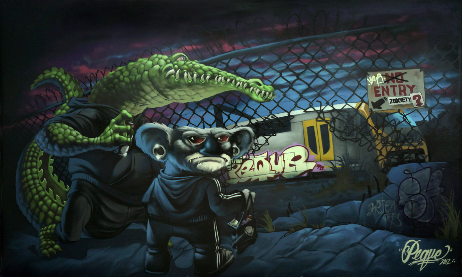 Peque_vrs: Peque - MTN Colors Australia featured artist